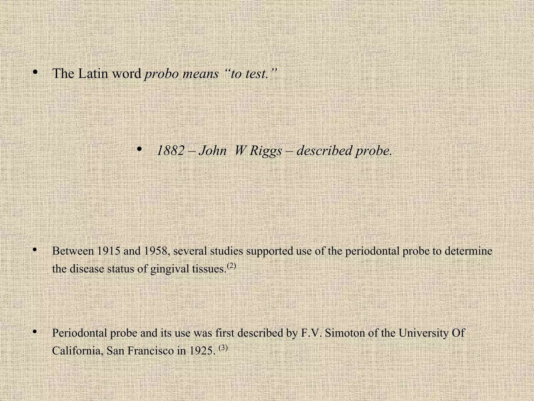 Periodontal probing and techniques | PPTX
