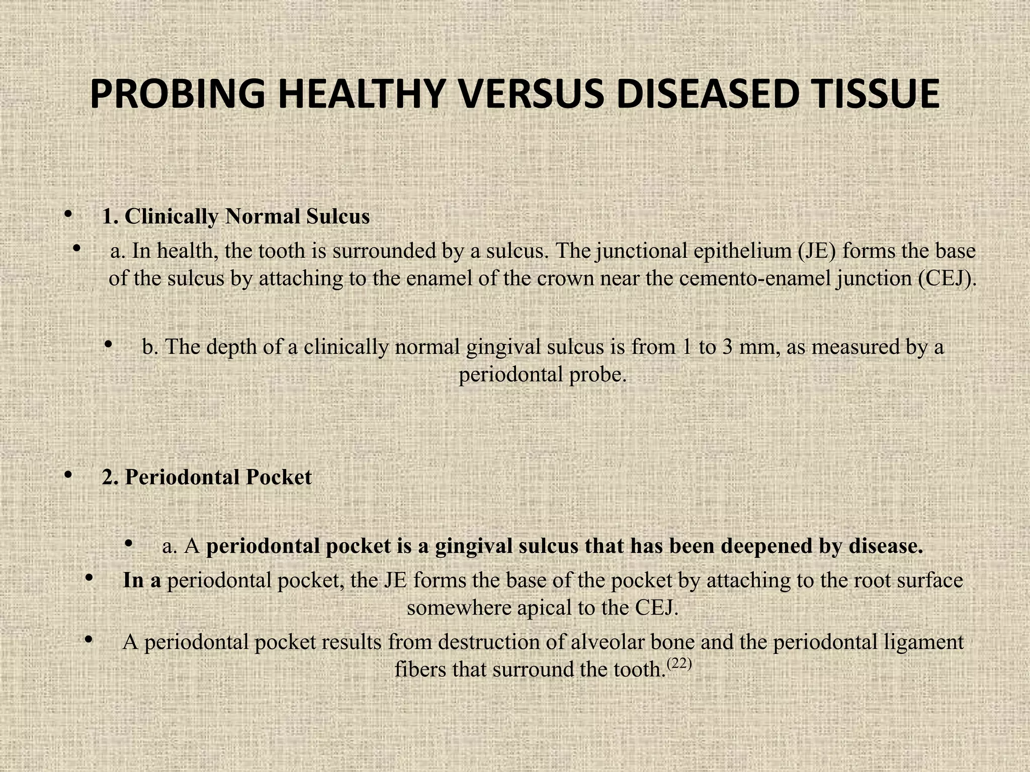 Periodontal probing and techniques | PPTX