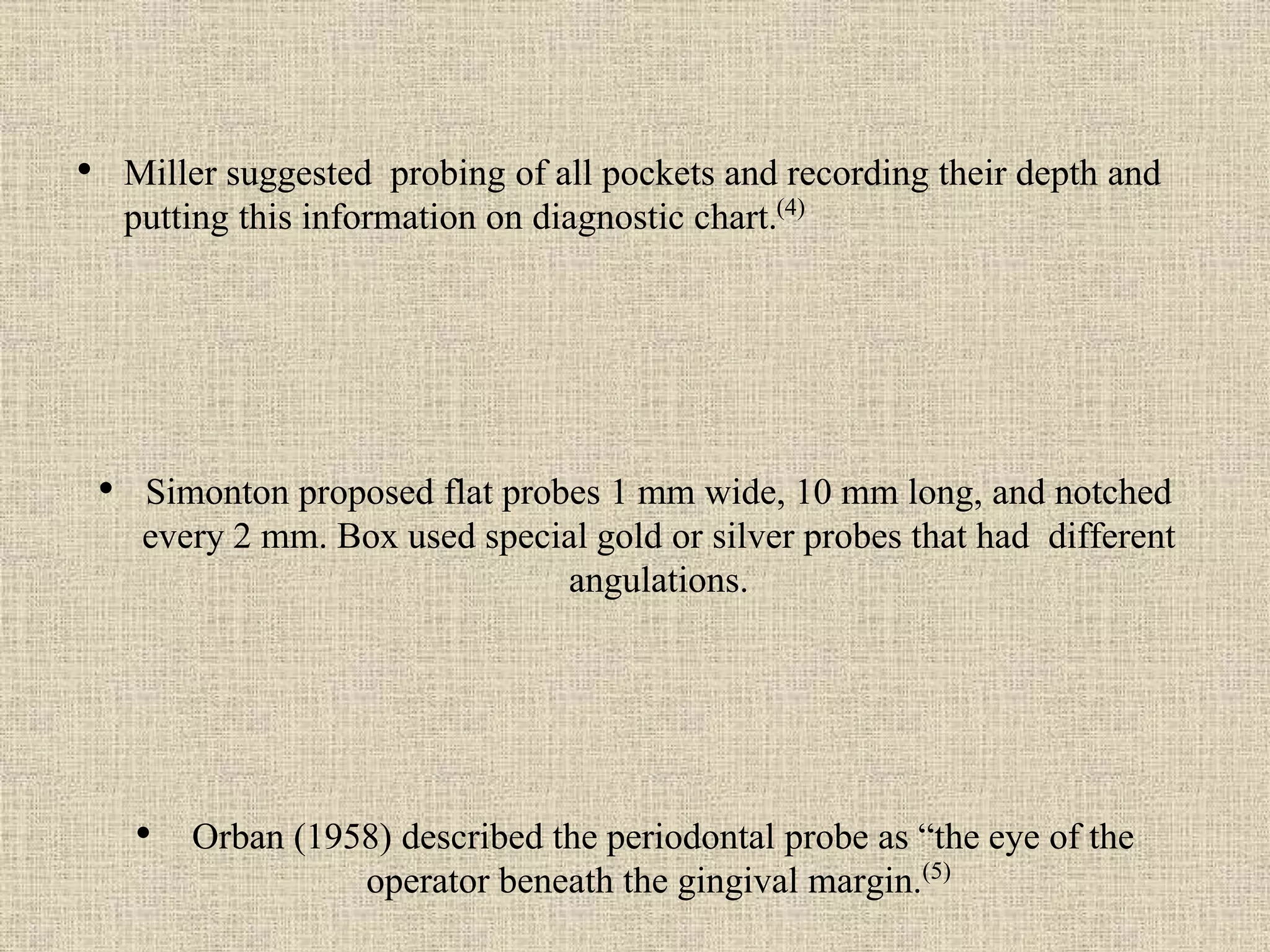 Periodontal probing and techniques | PPTX