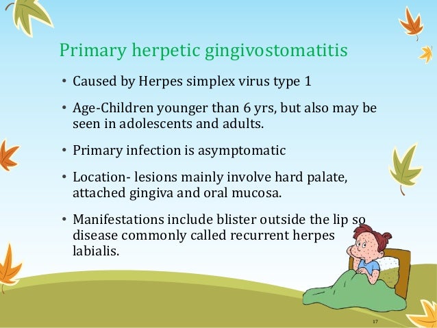 gingiva and periodontal problems in children
