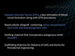 Periodontal regeneration | PPTX