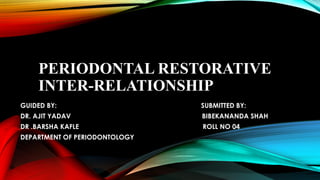 periodontal restorative inter relationship.pptx