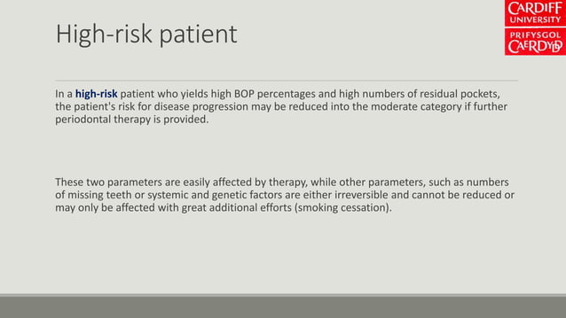 Periodontal risk & making risk assessment | PPTX