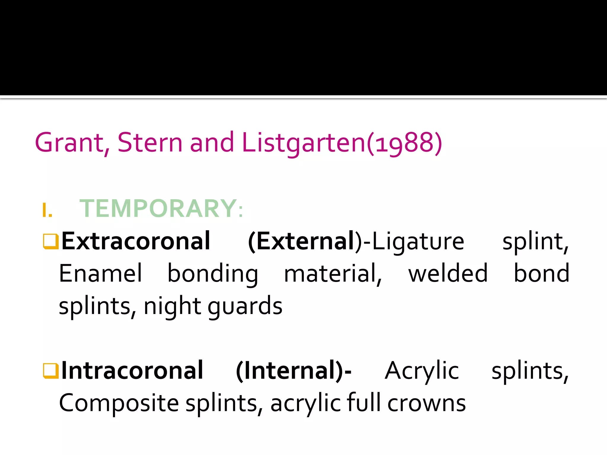 Periodontal splinting | PPTX