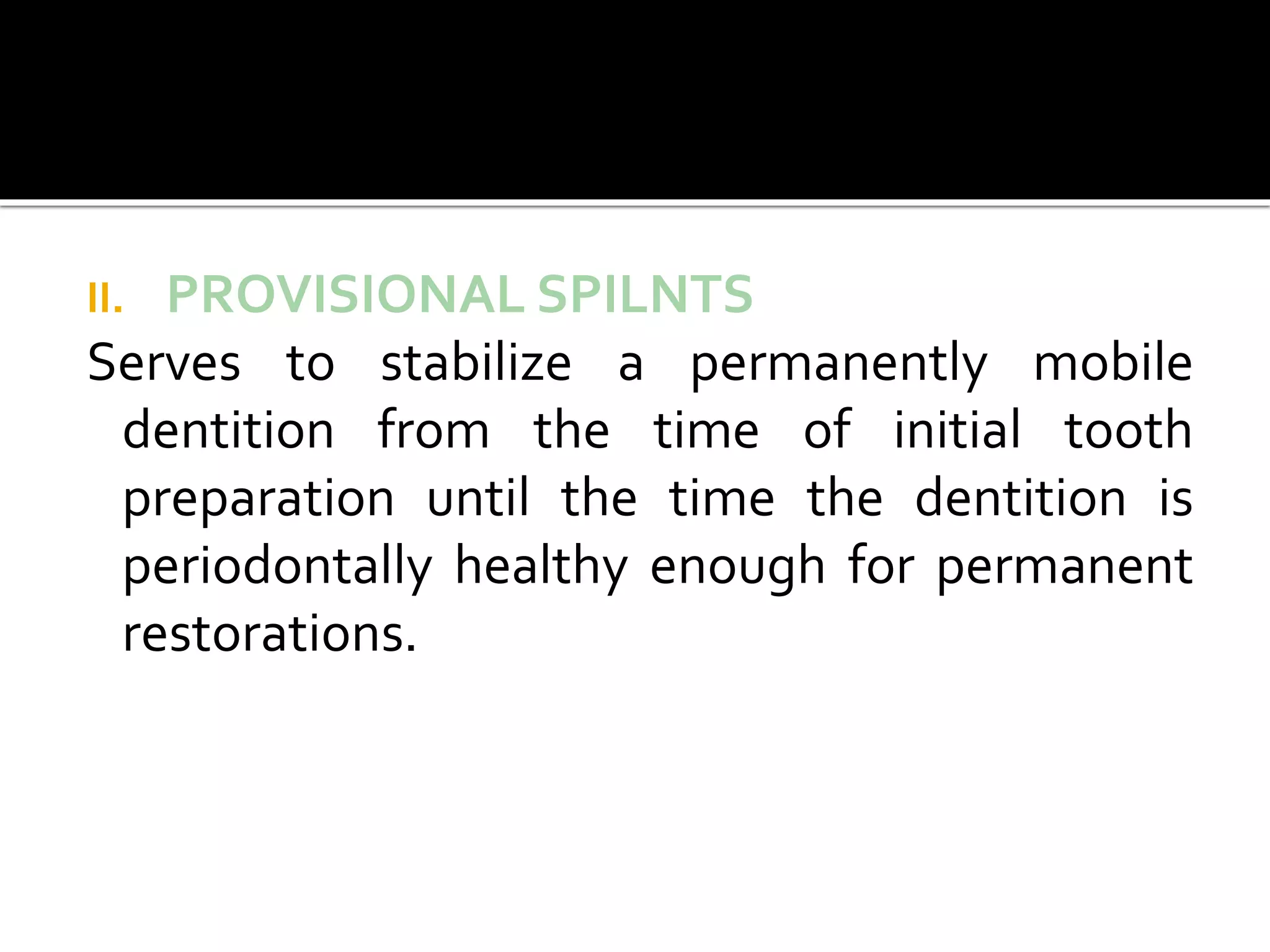 Periodontal splinting | PPTX