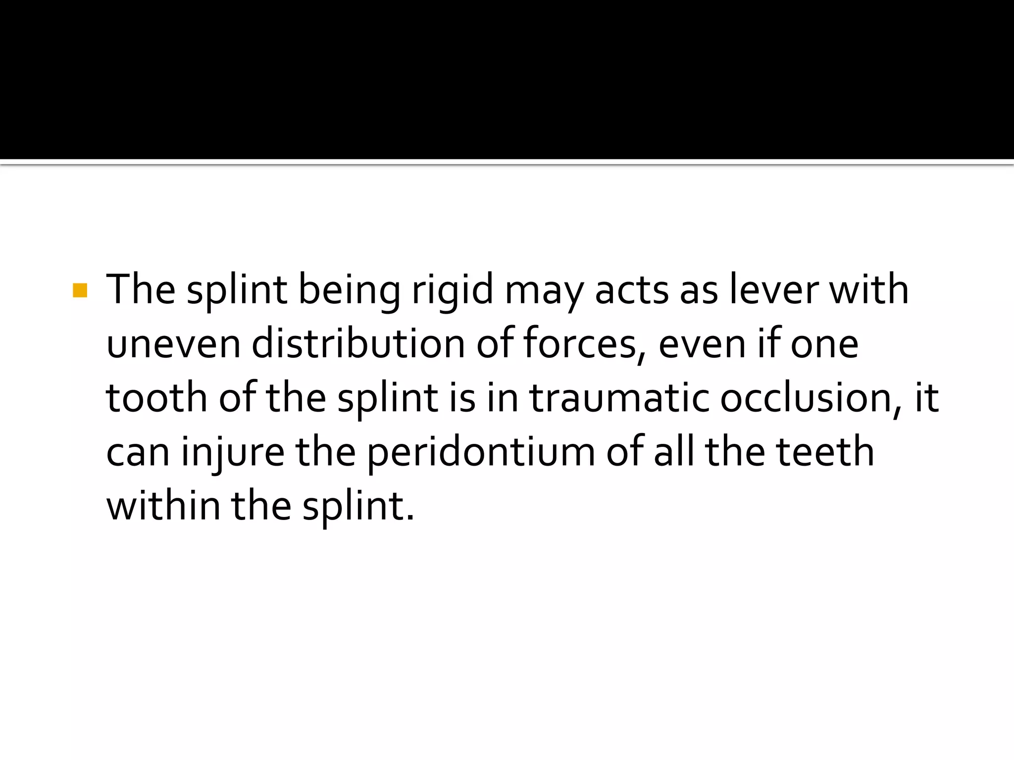 Periodontal splinting | PPTX