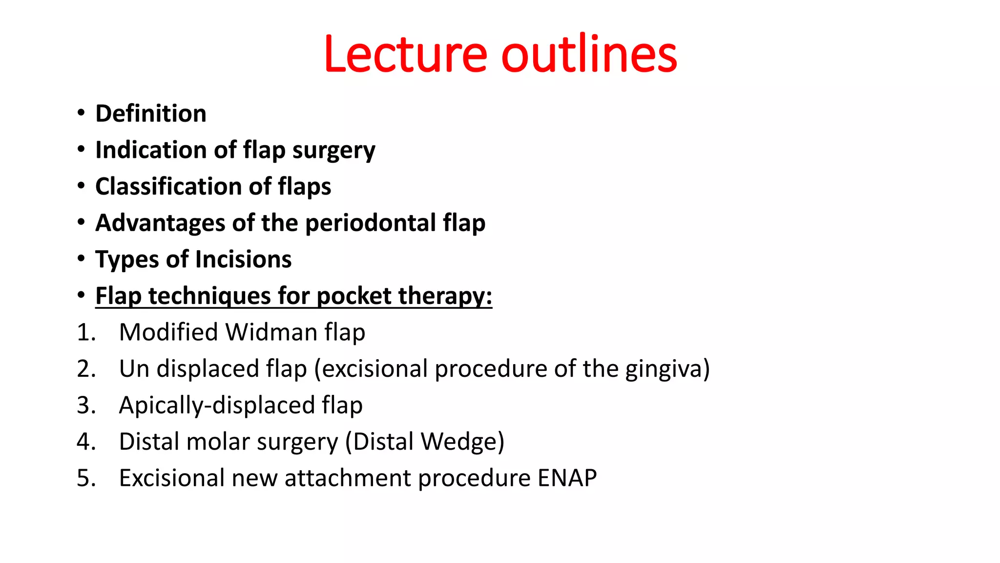 Periodontal surgery | PPTX