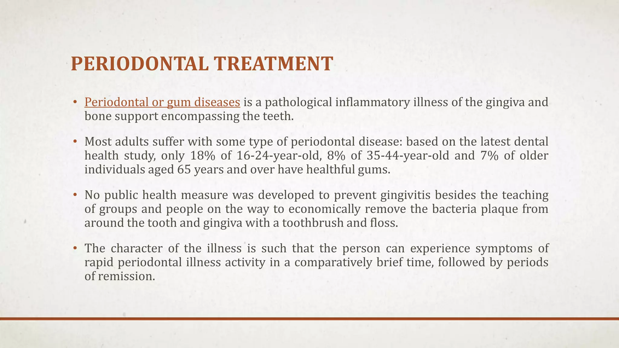 Periodontal treatment | PPTX