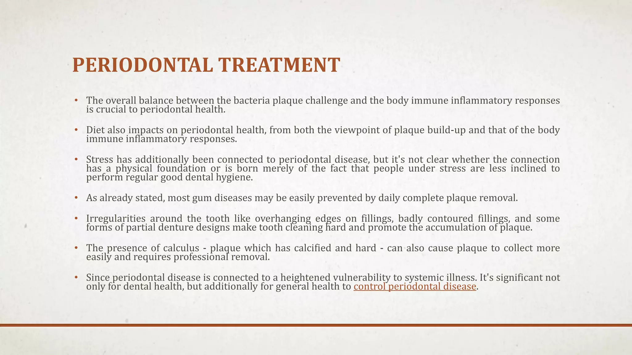 Periodontal treatment | PPT
