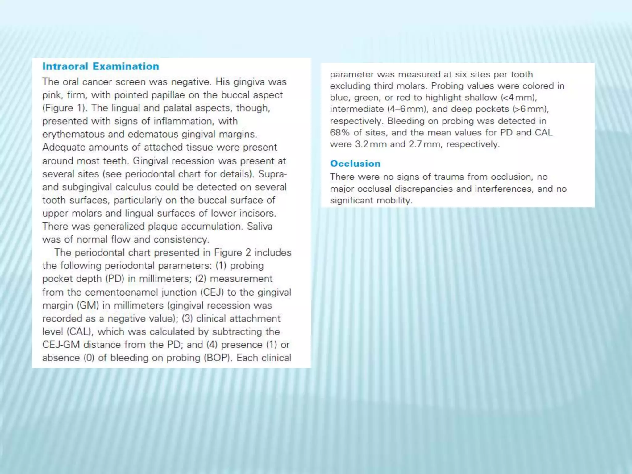 Periodontics case studies | PPTX