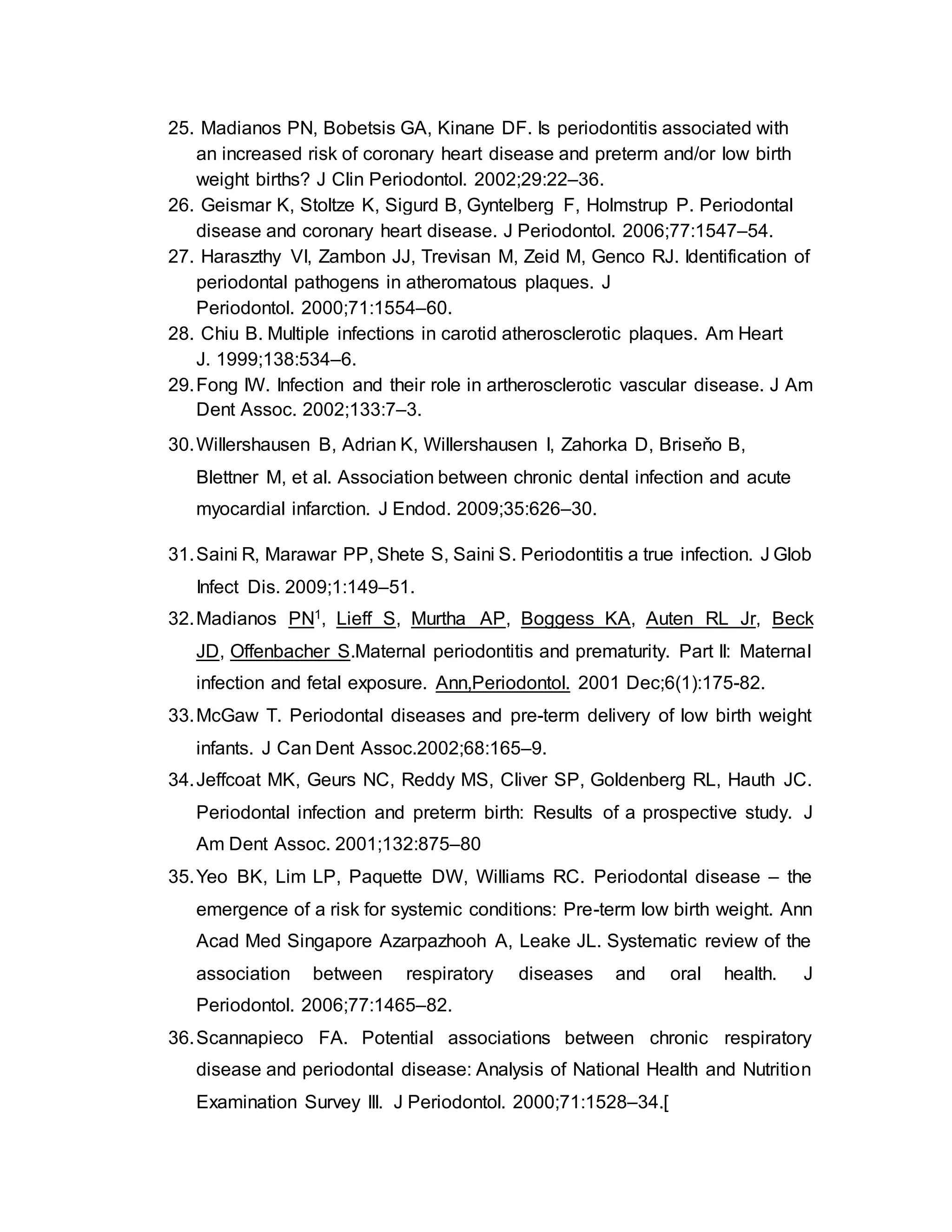 Periodontitis | DOCX