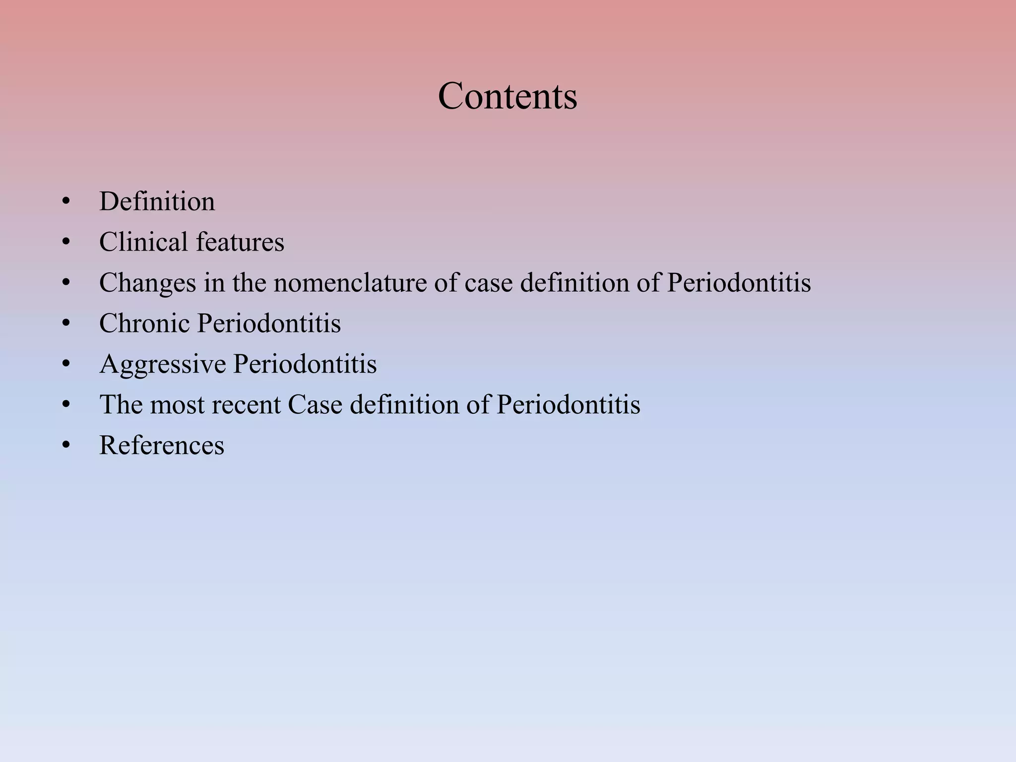 Periodontitis | PPTX