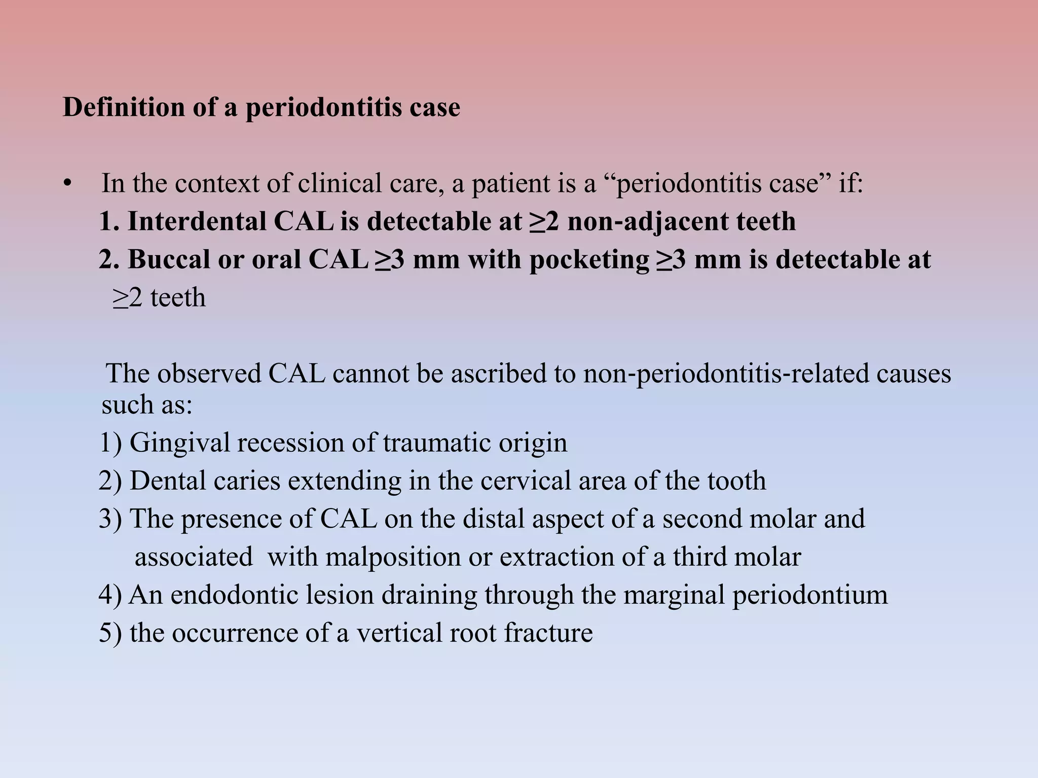 Periodontitis | PPTX