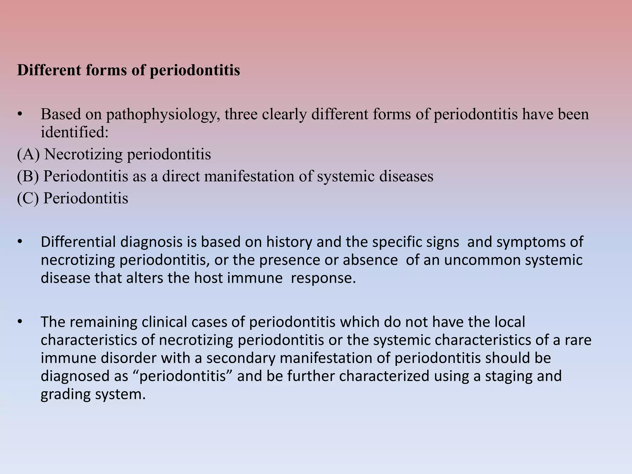 Periodontitis | PPTX