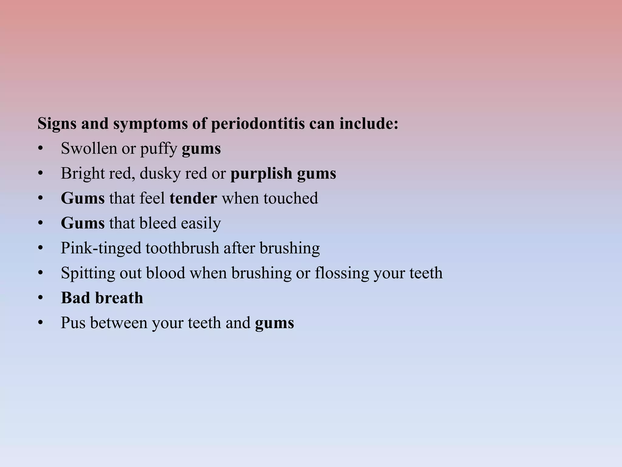 Periodontitis | PPTX
