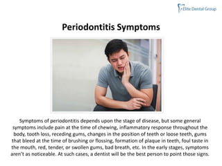 PERIODONTITIS-YOU NEED TO TAKE CARE OF THIS DENTAL DISEASE | PPTX