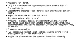 Periodontitis ppt for medical students for dermatology | PPTX
