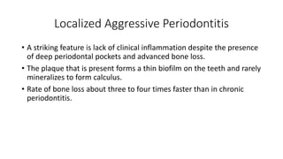Periodontitis ppt for medical students for dermatology | PPTX | Dental ...