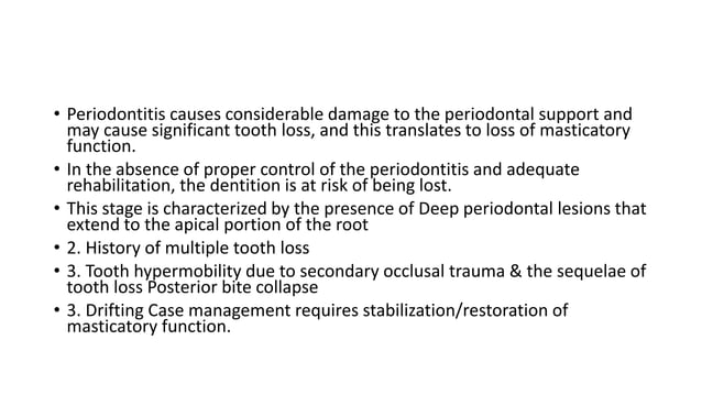 Periodontitis ppt for medical students for dermatology | PPTX | Dental ...