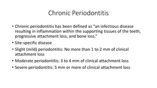 Periodontitis ppt for medical students for dermatology | PPTX | Dental ...