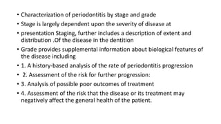 Periodontitis ppt for medical students for dermatology | PPT