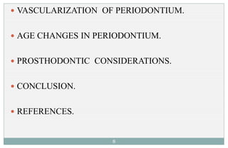 Periodontium seminar | PPTX