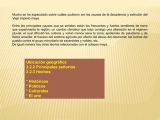 PERIODOS DE LA EPOCA MAYA EN LA EPOCA ANTIGUA | PPTX