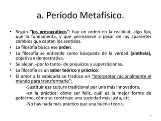 Periodos Filosóficos | PPT