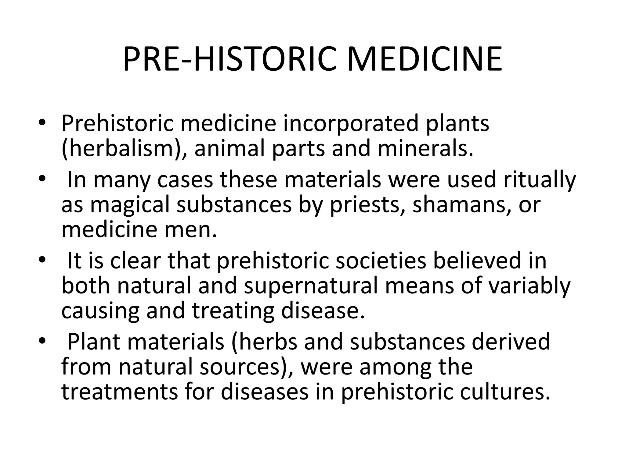 Periods and principles of history of medicine | PPTX