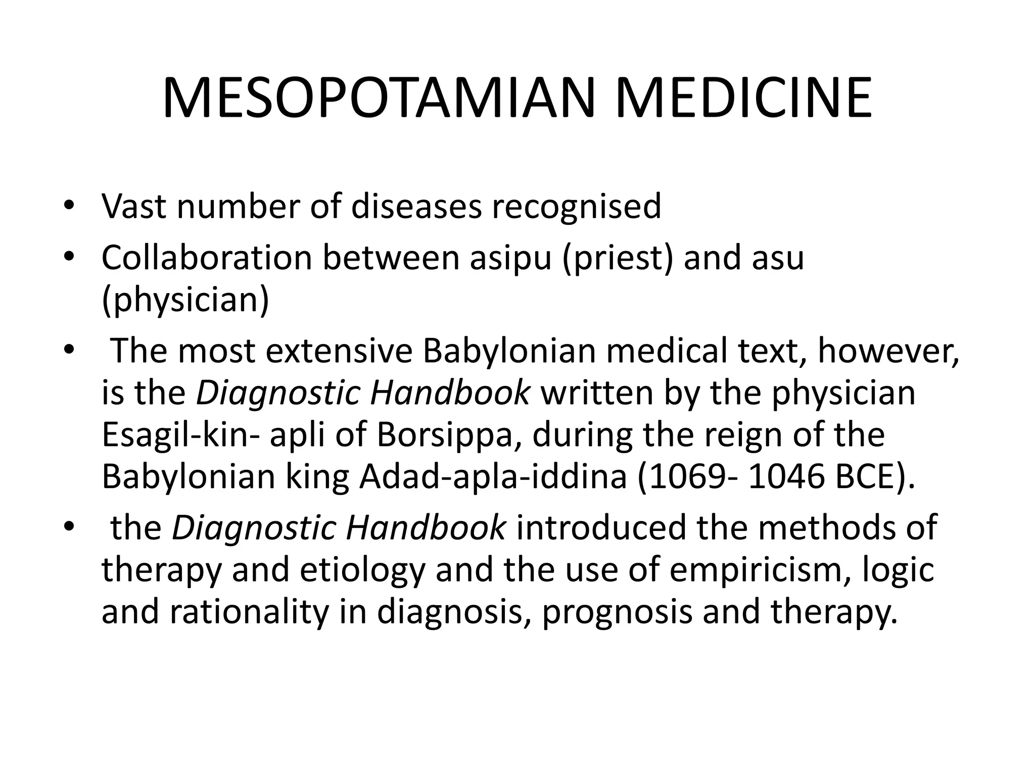 Periods and principles of history of medicine | PPTX