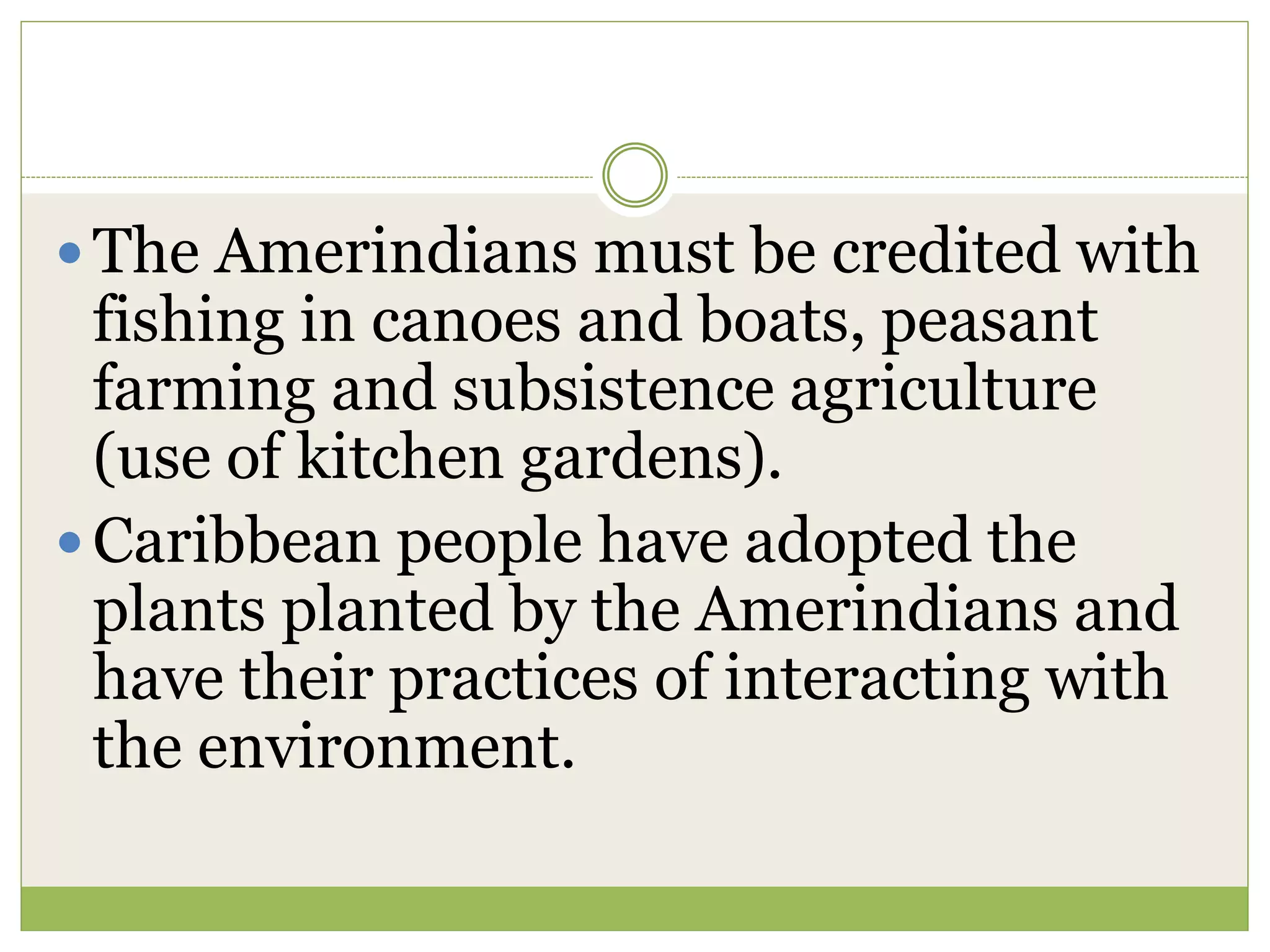 Caribbean Studies - Module 1 - Periods of caribbean_history | PPTX