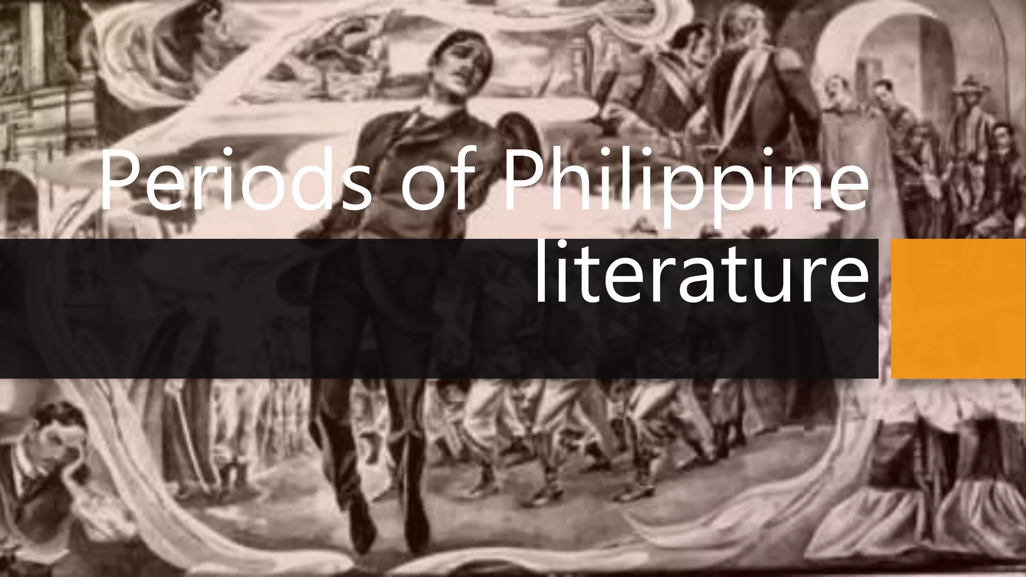 Periods of philippine literature | PPTX