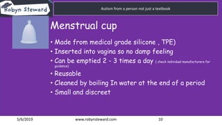 Top Tips for managing periods if your Autistic | PPTX