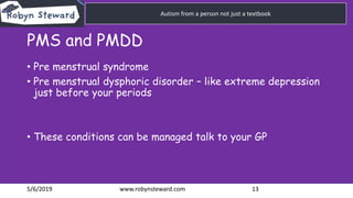 Top Tips for managing periods if your Autistic | PPTX