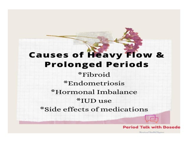 Period Talk With Bosede | PPT
