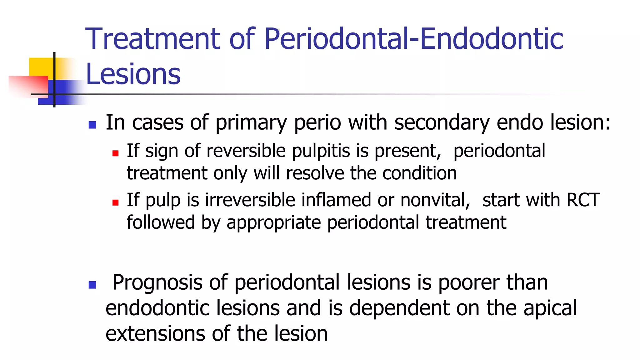Perio endo lesion ojus | PPTX