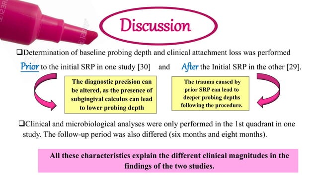Full Mouth Disinfection Versus Scaling and Root Planing per Quadrant in ...