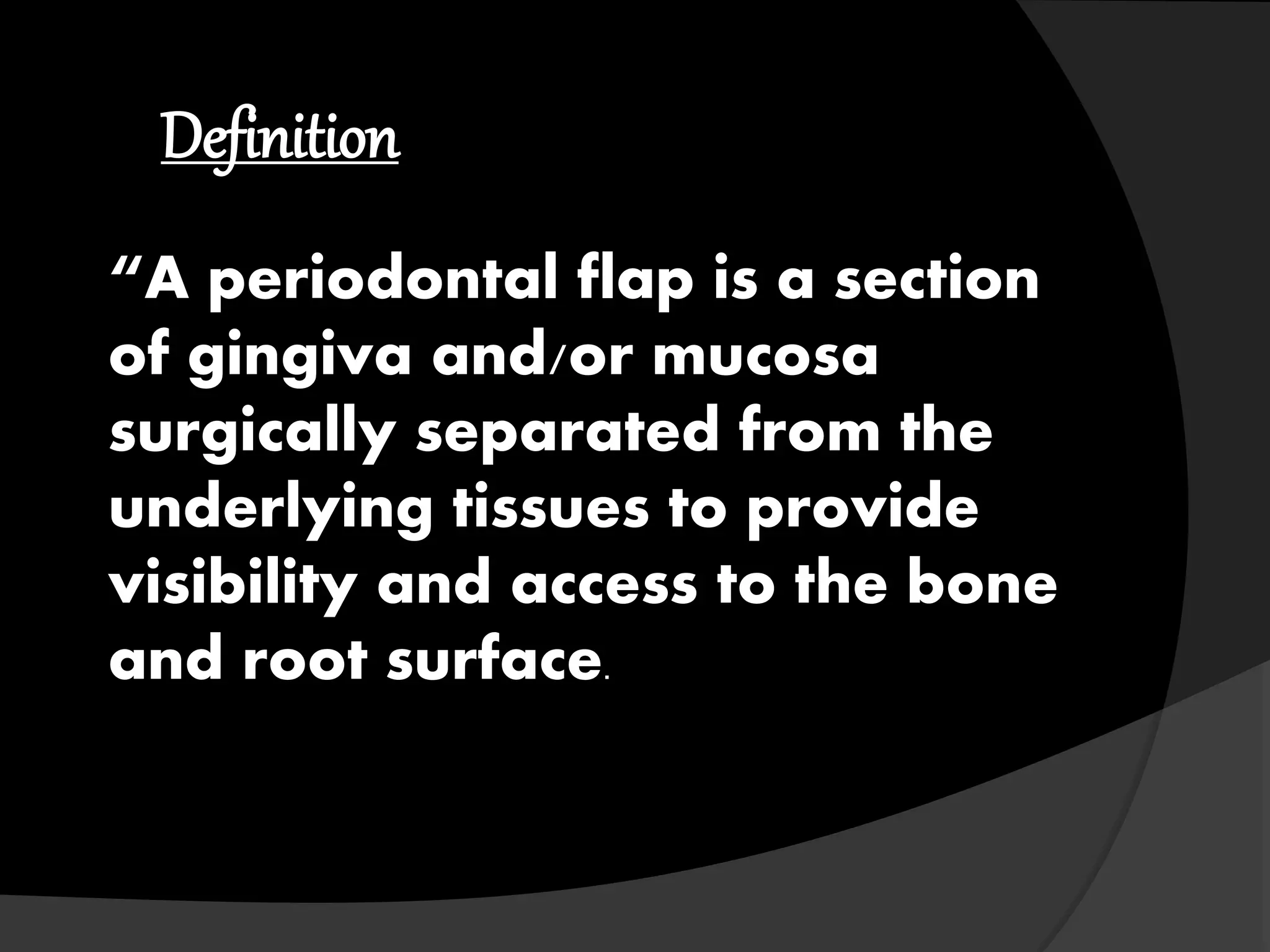 periodontal flap techniques | PPTX