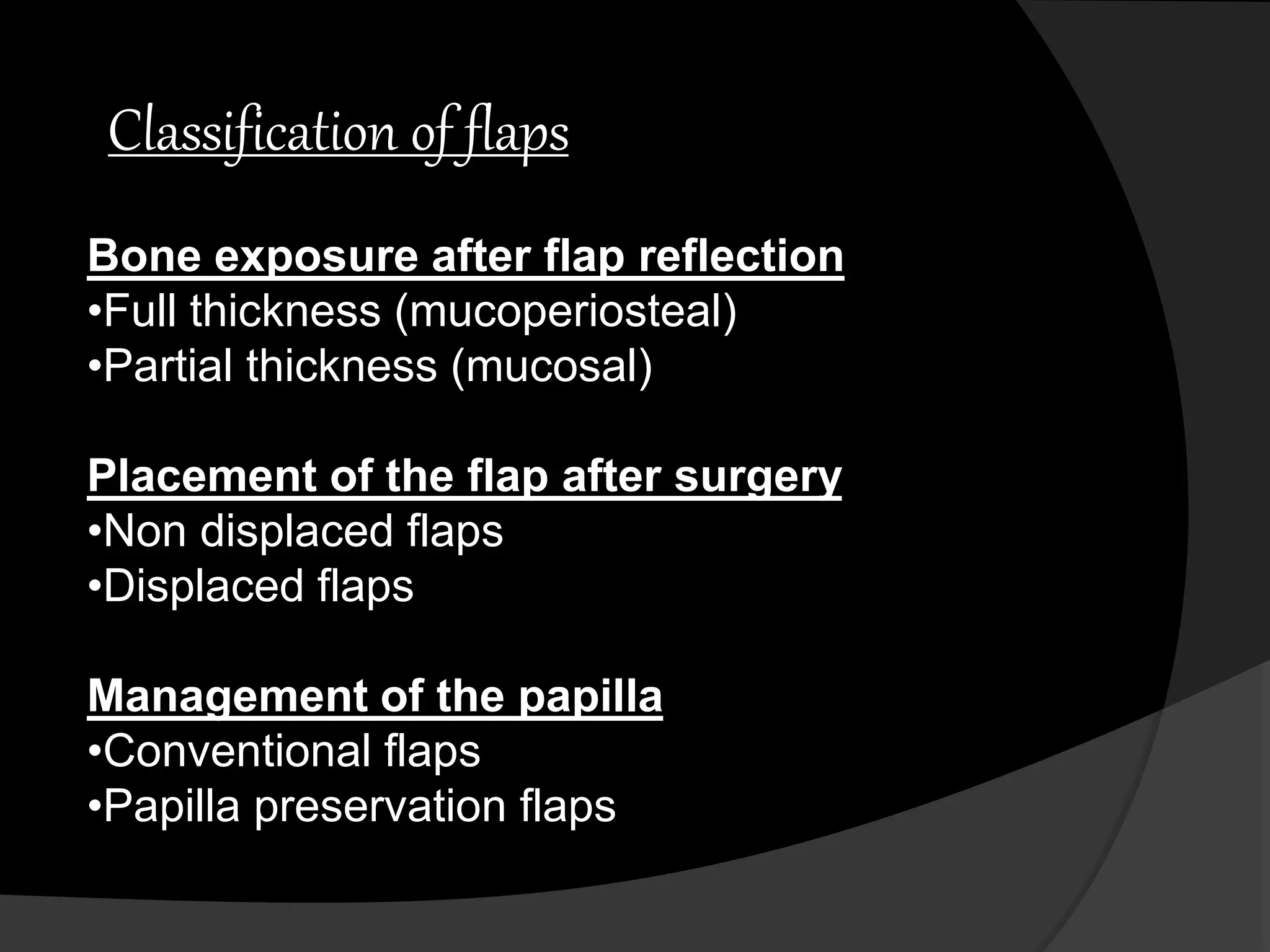 periodontal flap techniques | PPTX
