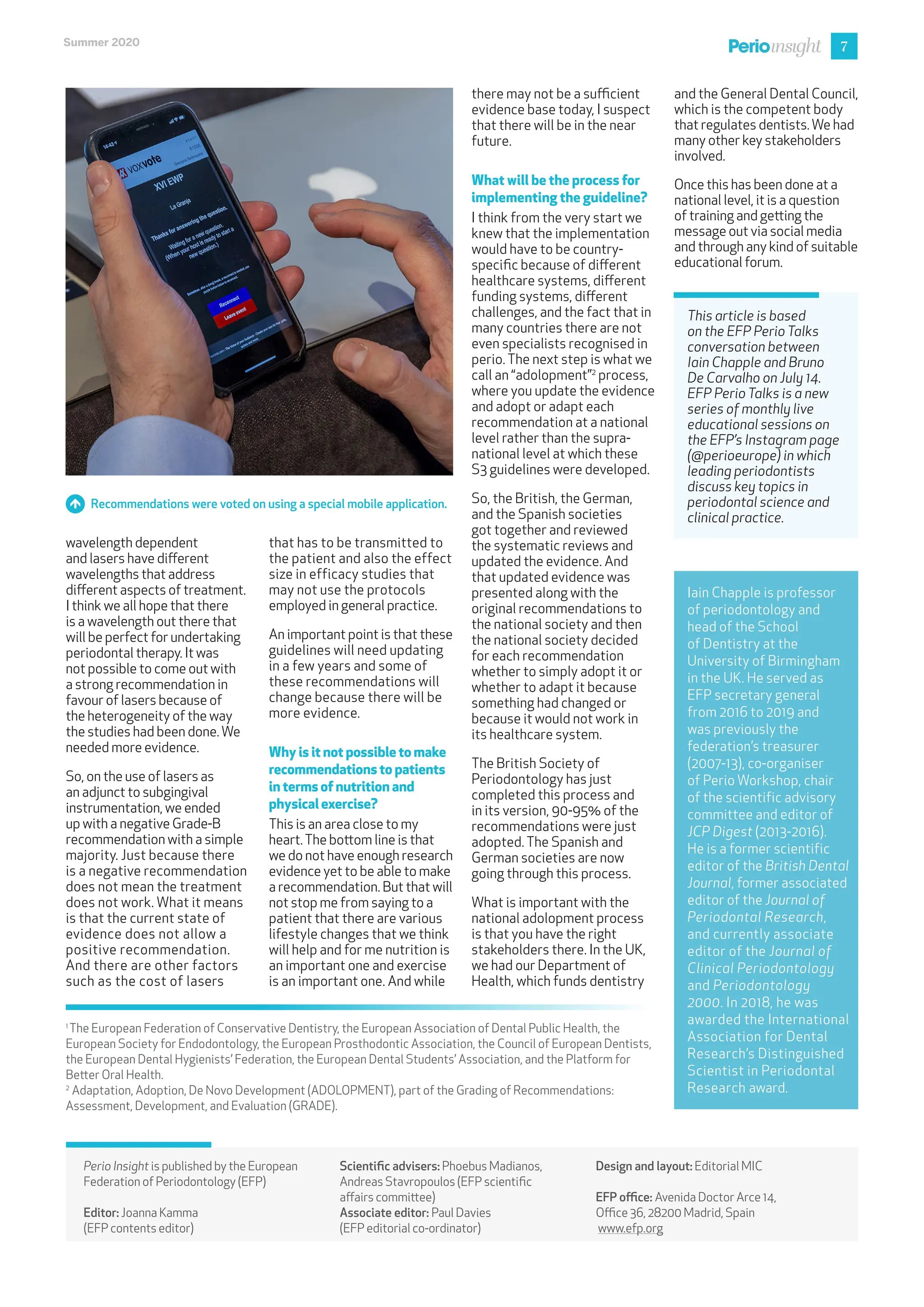 EFP treatment guidelines for periodontal treatment | PDF