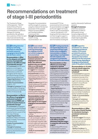 EFP treatment guidelines for periodontal treatment | PDF