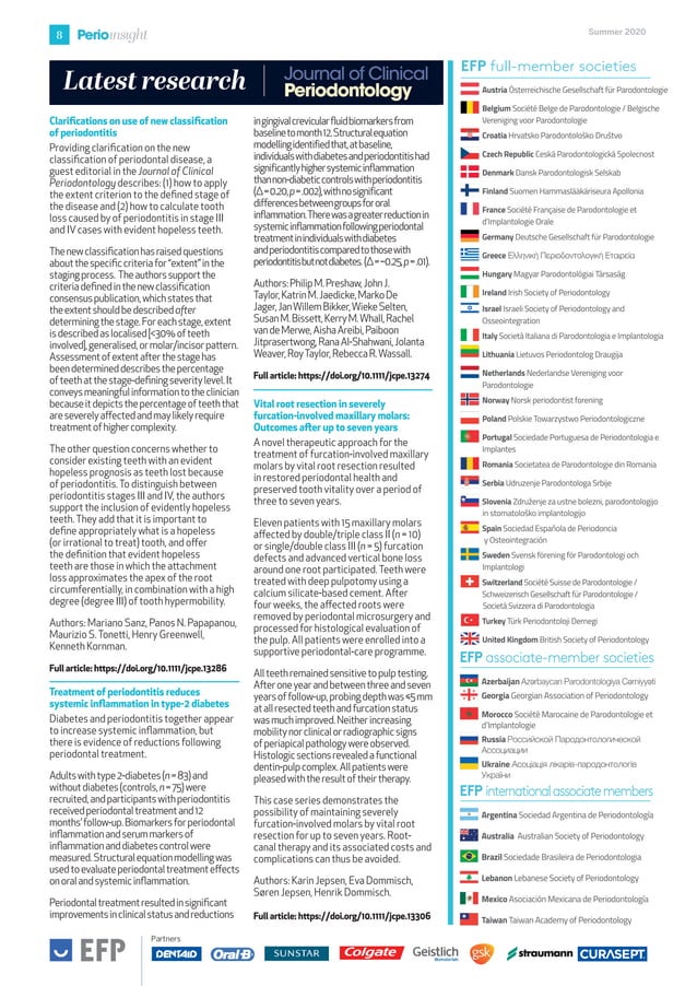 EFP treatment guidelines for periodontal treatment | PDF | Dental ...