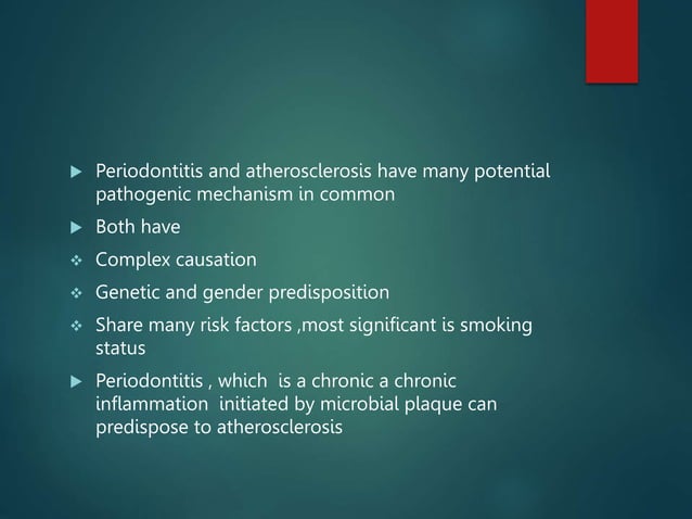 PERIO MEDICINE - LINK BETWEEN PERIODONTITIS AND SYSTEMIC INFECTIONS PRI ...