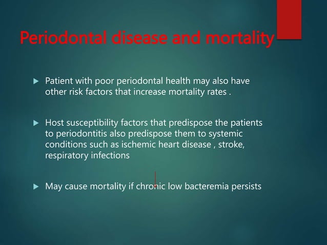 PERIO MEDICINE - LINK BETWEEN PERIODONTITIS AND SYSTEMIC INFECTIONS PRI ...