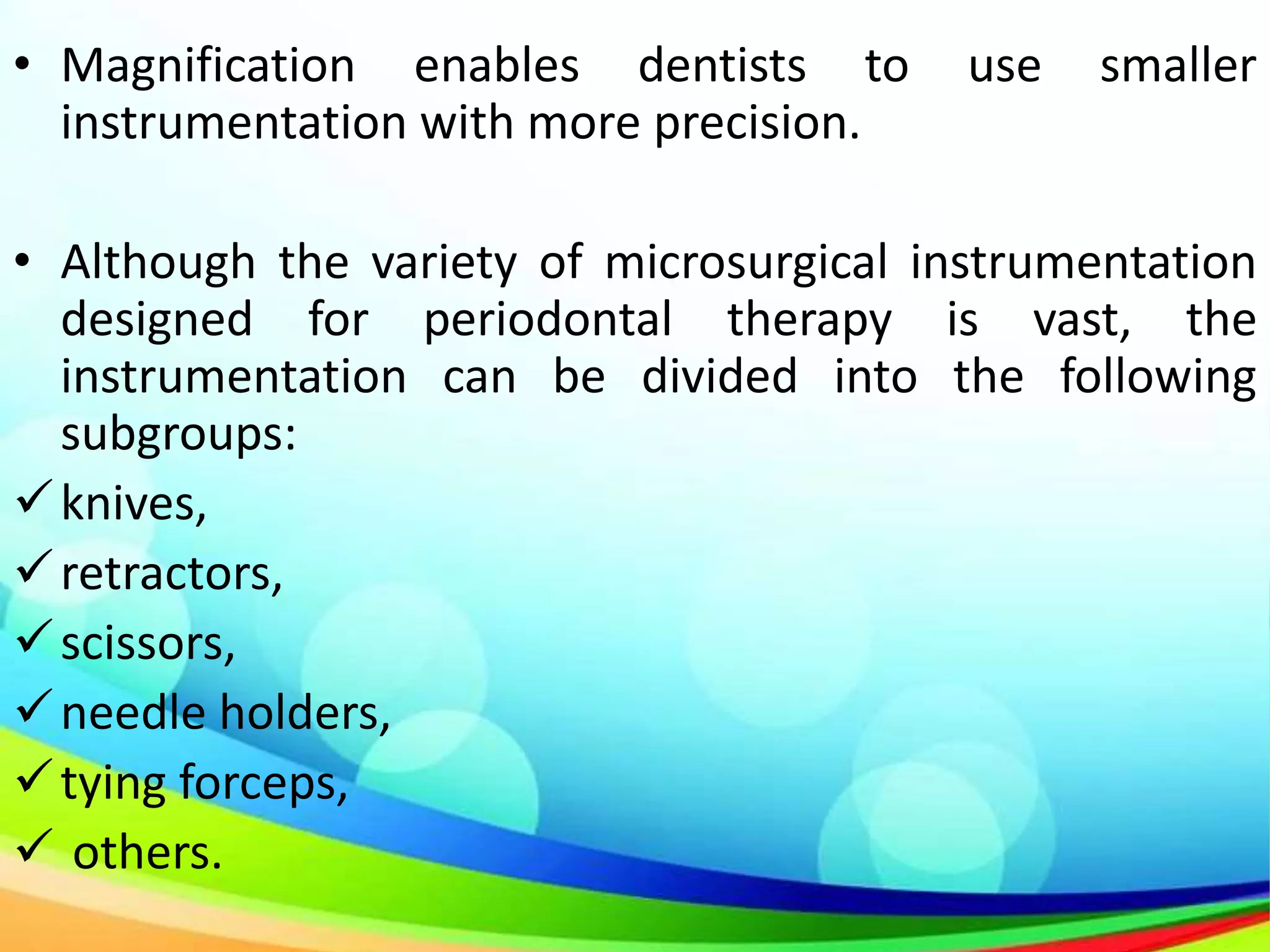 "PERIODONTAL - MICROSURGERY" | PPTX