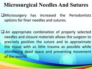 "PERIODONTAL - MICROSURGERY" | PPTX