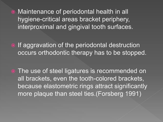 PERIO – ORTHO RELATIONSHIP.pptx | Oral care | Personal Care