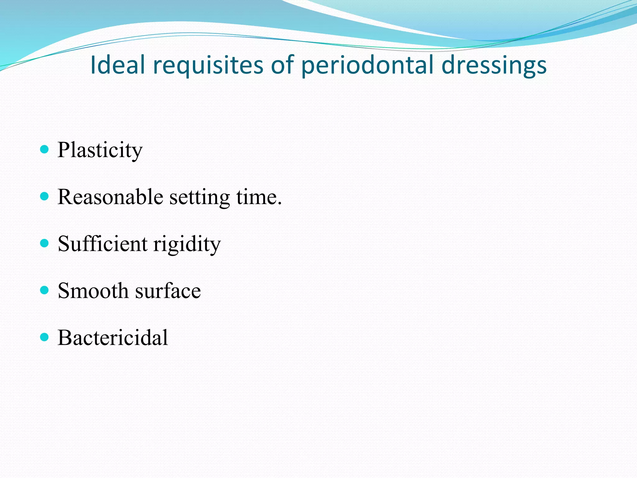 Periodontal pack | PPTX