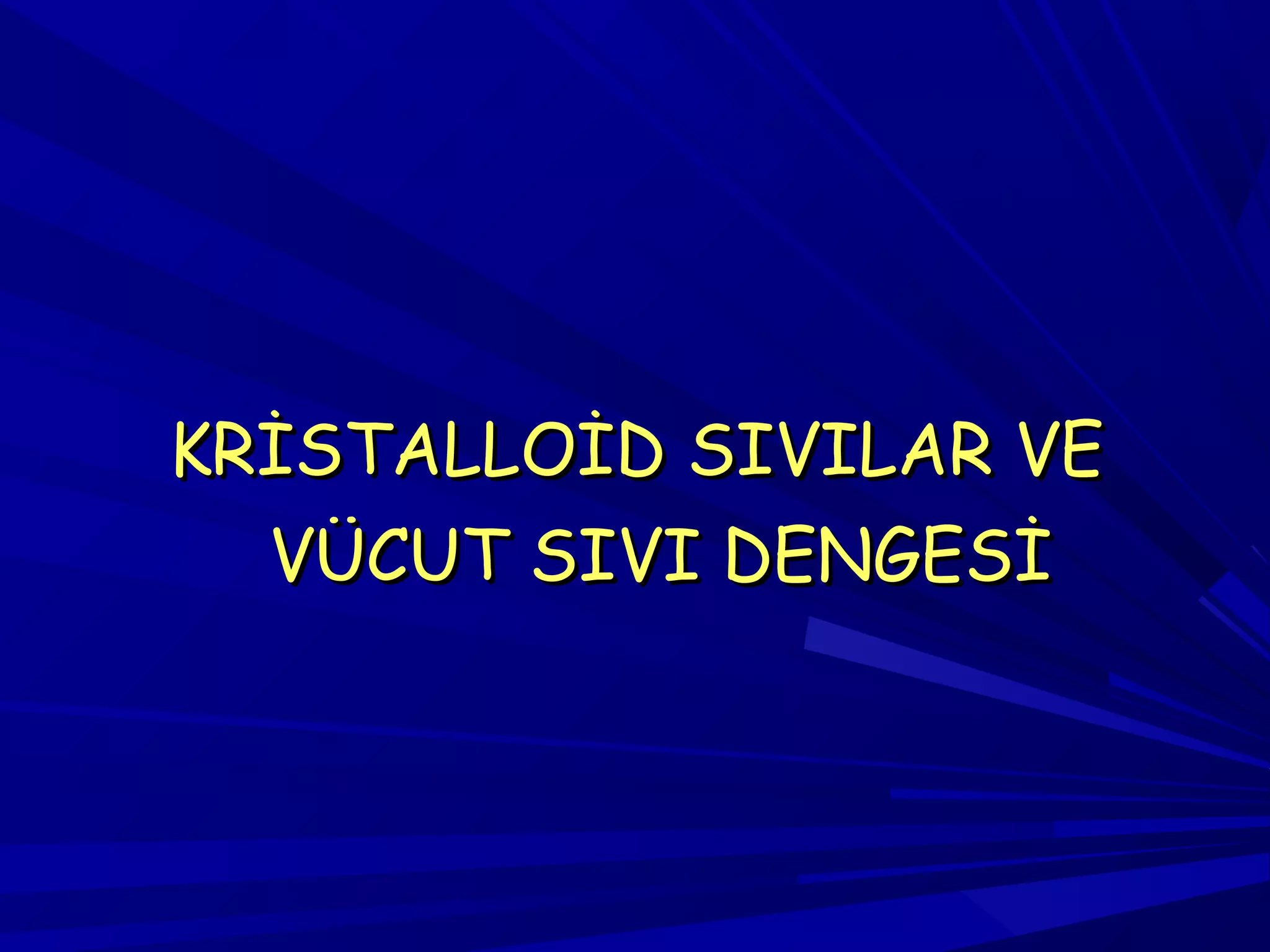Perioperatif sivi tedavisi ve bakim | PPT