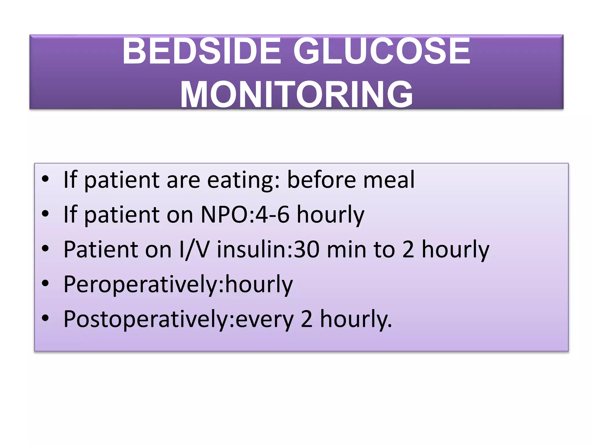 Perioperative Management of Diabetes Mellitus | PPTX